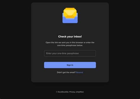 Failed To Log In The Email Protection On Ipad R Duckduckgo