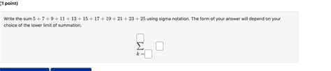 Solved Expand Each Of The Following Summation One Term For