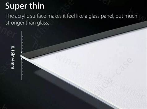 A5 LED Drawing Tracing Table Display Light Box Pad Artist Stencil Board