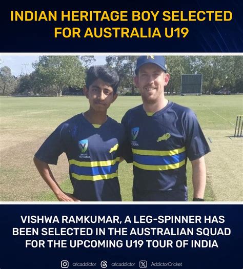 Cricket Congratulations Vishwa Ramkumar Facebook