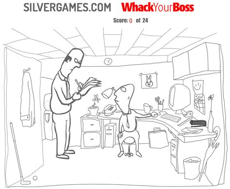 Whack Your Boss Play Whack Your Boss Online On Silvergames