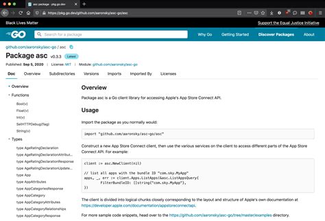 x pkgsite remove aaronsky asc go asc from pkg go dev · issue 42320
