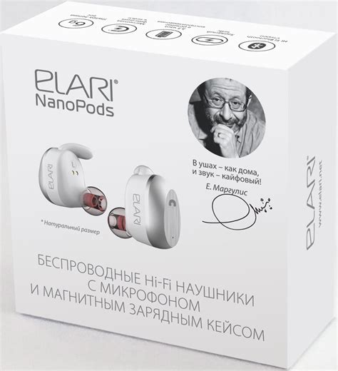 Наушники Elari NanoPods Bluetooth White (NPS-1WHT) купить | ELMIR ...