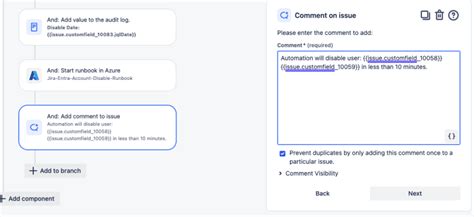 Jira Cloud Disabling Entra ID User Accounts Via Automation And