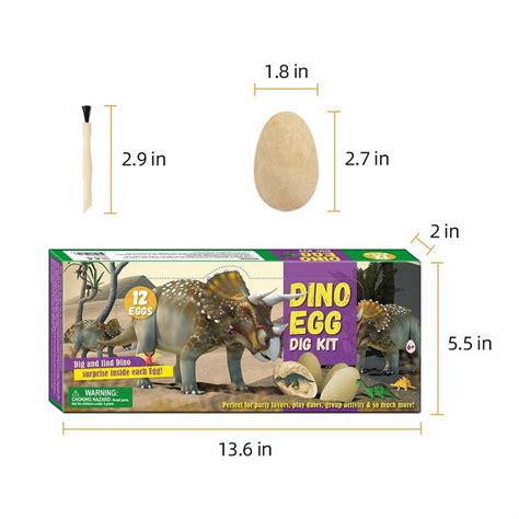 Kit De Excavaci N Para Ni Os Huevo De Dinosaurio Incluye Juguetes De Dinosaurios Nicos