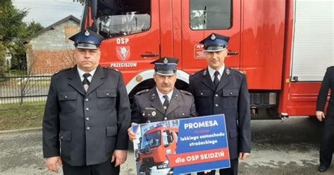 Dotacja na nowy samochód ratowniczo gaśniczy dla OSP Skidziń In