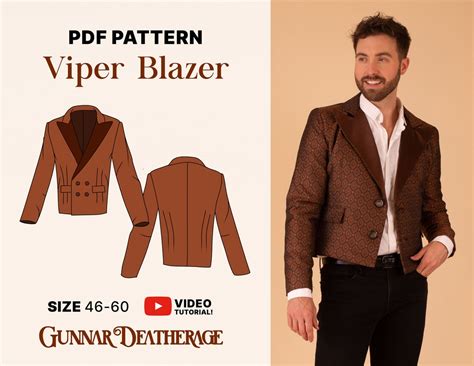 Fashion Crop Blazer Sewing Pattern Bolero Suit Jacket Unisex