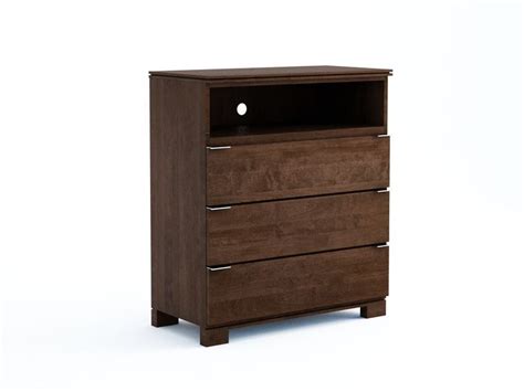 College Woodwork Grandview 3 Drawer Media Chest Dressers And Chests