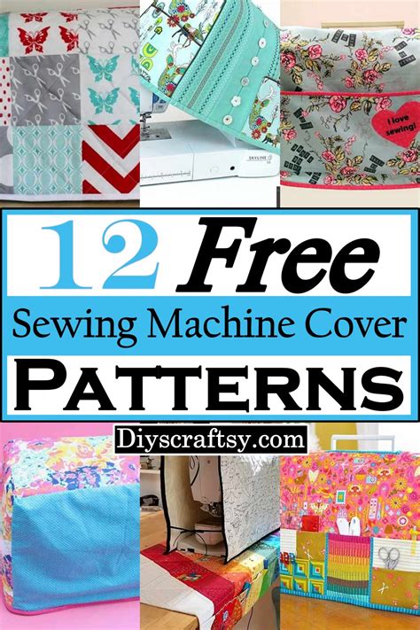12 Free Sewing Machine Cover Patterns For Everyone DIYsCraftsy