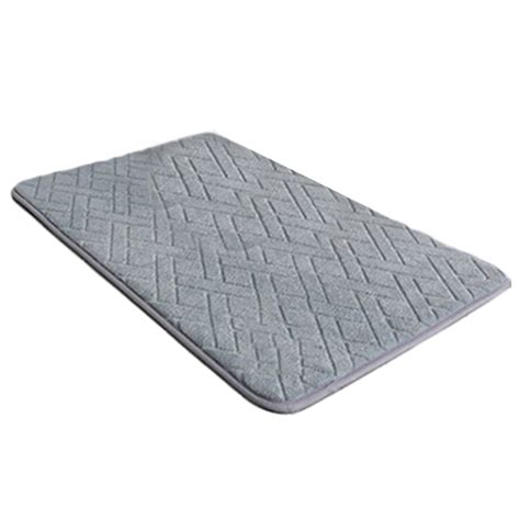 Yonrjhukm Light Luxury Bathroom Memory Foam Absorbent Floor Mat
