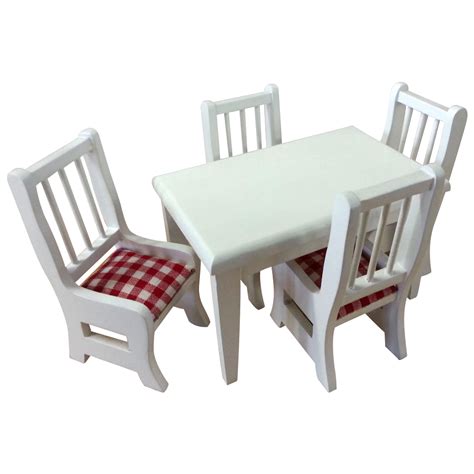 1 Inch Scale Dollhouse Dining Room Set Real Good Toys