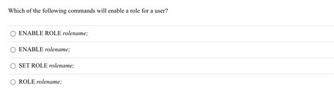 Solved Question 5 Which Of The Following SQL Statements Will Chegg