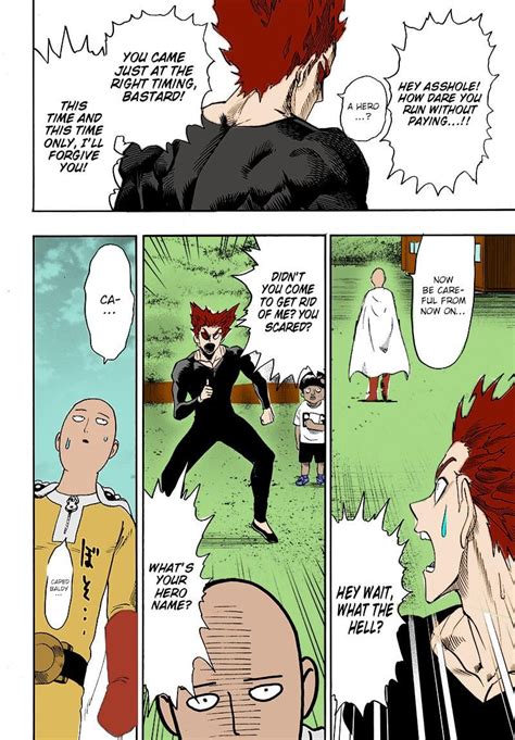 Oc Coloring Garou Learns Saitamas Hero Name Ronepunchman