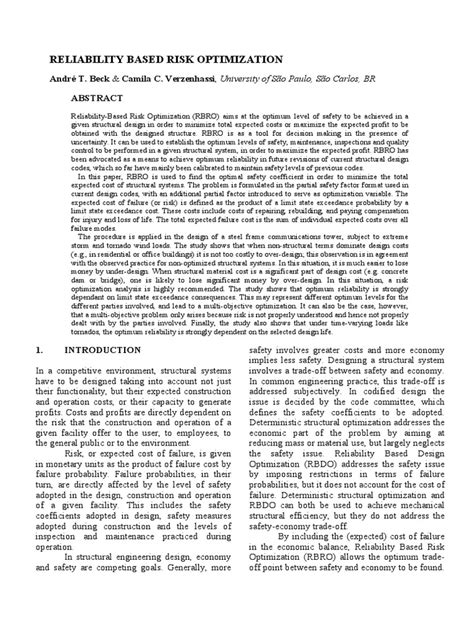 29 Beck Andre T Pdf Reliability Engineering Mathematical