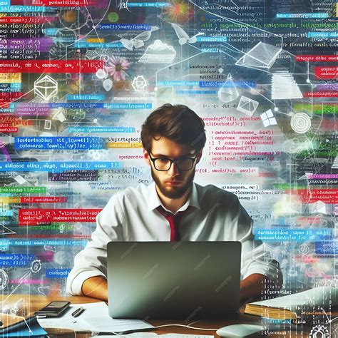 iot concept business and modern technology html code binary on virtual screen digital software t