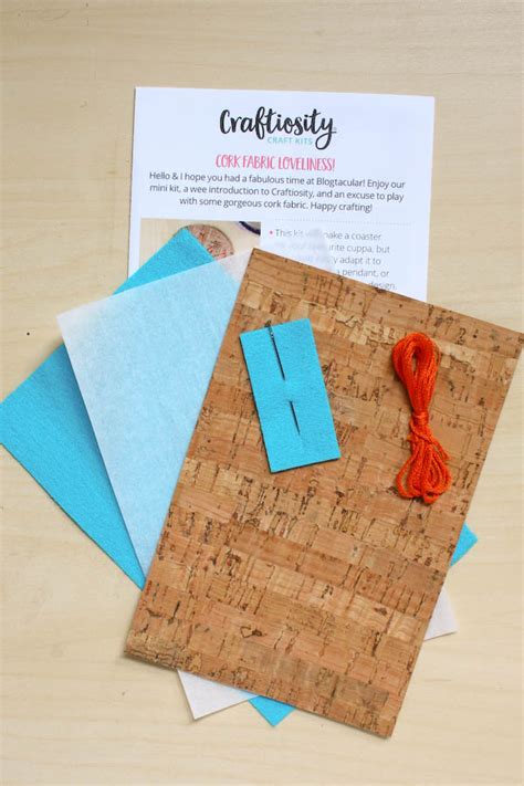 Cork Fabric Statement Necklace Diy Tutorial