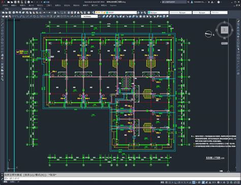 某商业街地暖工程图autocad 2007模型图纸下载 懒石网
