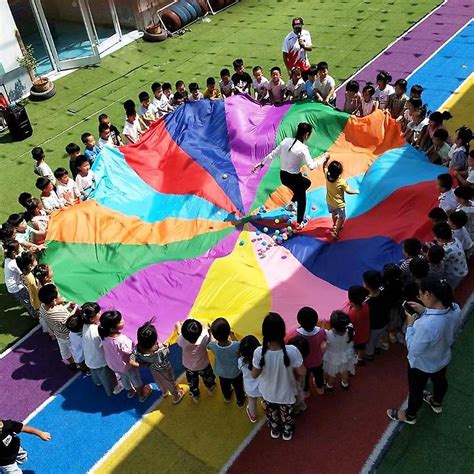 Rainbow Umbrella Kindergarten Sensory Integration Training Equipment