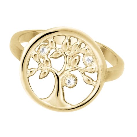 3 23 B Christina Collect forgyldt sølv Tree Of Life Livets træ
