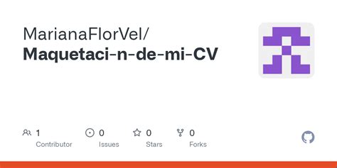 GitHub MarianaFlorVel Maquetaci N De Mi CV