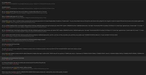 Crashes Because Of An Recorder Errorcorrupt Database Installation