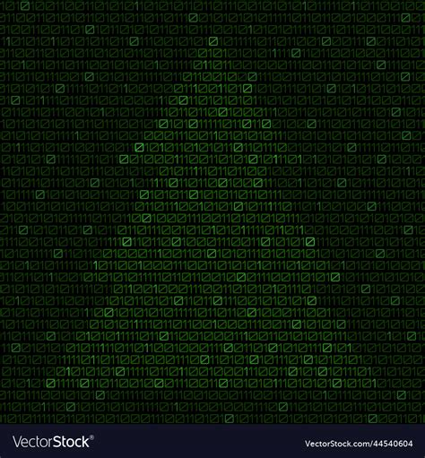 Digital Christmas Tree With Binary Code Royalty Free Vector
