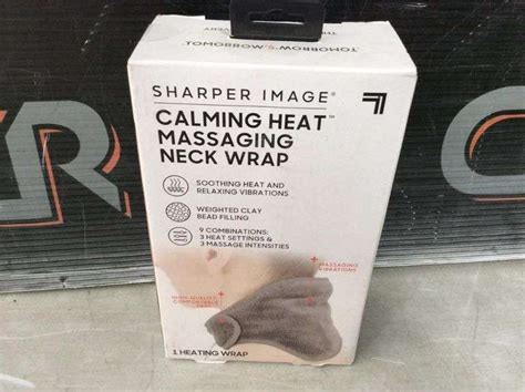 Sharper Image Calming Heat Massaging Neck Wrap Crowe Real Estate