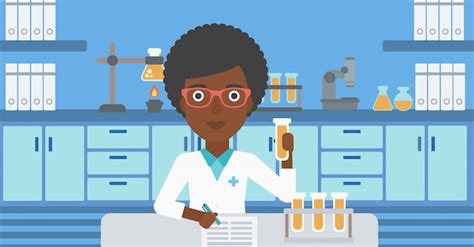 Premium Vector Laboratory Assistant Working