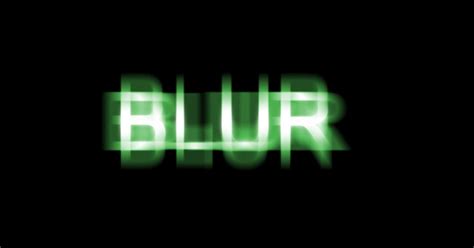 Melissa M Communications Tech 2016 Blur Text Effect