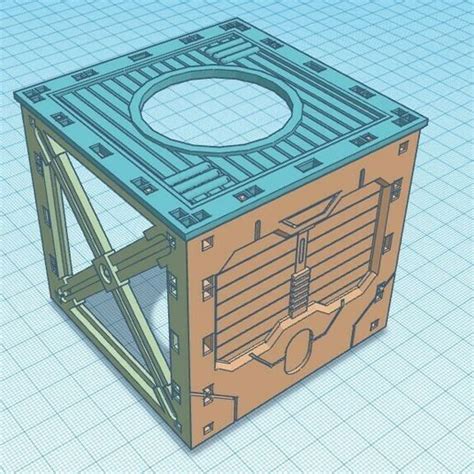 🏛️ 3 Cube Sci Fi Modular Terrain 2・free 3d File For ・cults