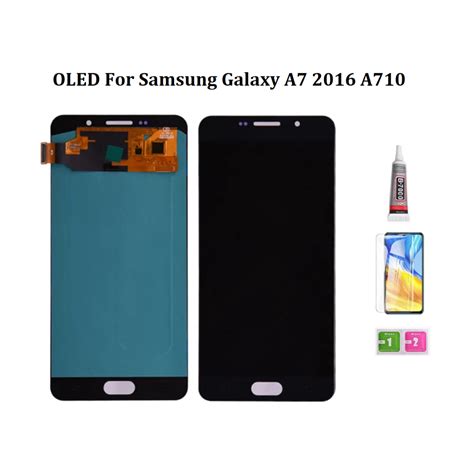 Oled For Smasung Galaxy A7 2016 A710 A710f Lcd Display With Touch