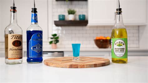 Blue Kamikaze Shot Recipe How To Make Instructions