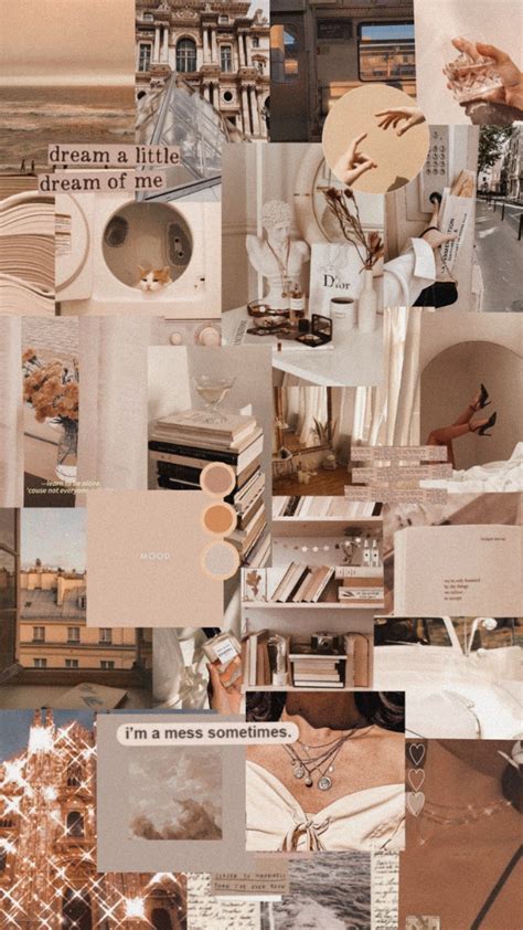 Beige Aesthetic Desktop Wallpapers Wallpaper Cave D D