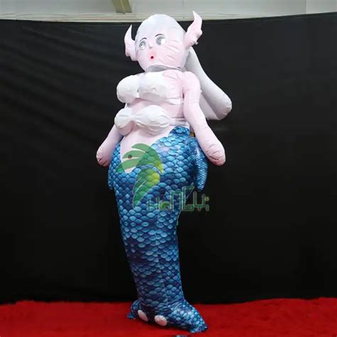 Hongyi Custom Inflatable Mermaid Suit Cosplay Character Inflatable Suit