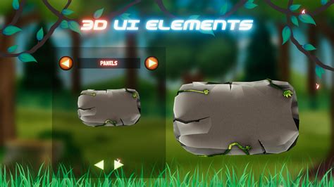 3d Ui Elements Pack Vol1
