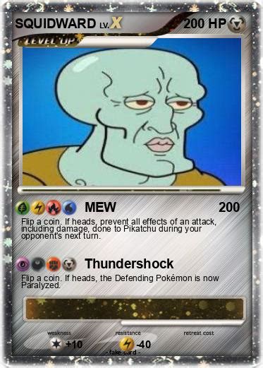 Pokémon Squidward 957 957 Mew My Pokemon Card