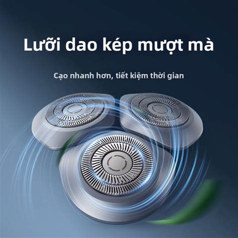 Phích Cắm Dẹt Miui Dao Cạo Râu điện Xiaomi Mijia S101 Dao Cạo Râu