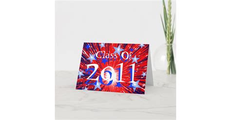 Firework Class Of 2011 Greetings Card Zazzle