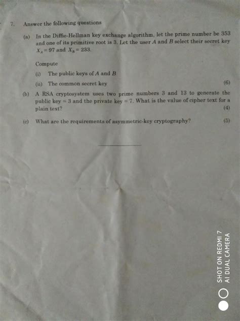 Network Security And Cryptography Question Paper 2022 Question Paper
