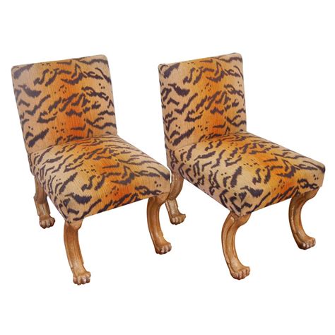 John Dickinson Custom Etruscan Chairs At 1stdibs