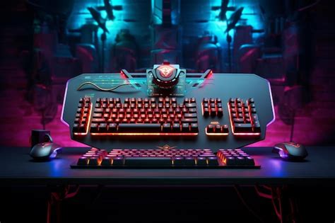 Stylish Gaming Keyboard Monitor Images Free Download On Freepik