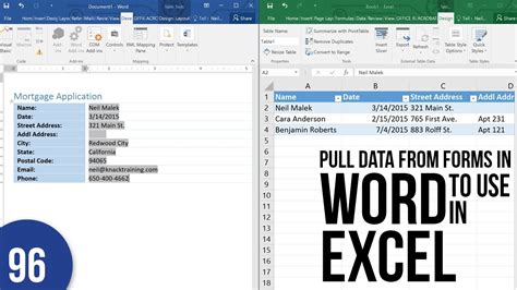 Export Data From Word Fillable Form To Excel Fillable Form 2025