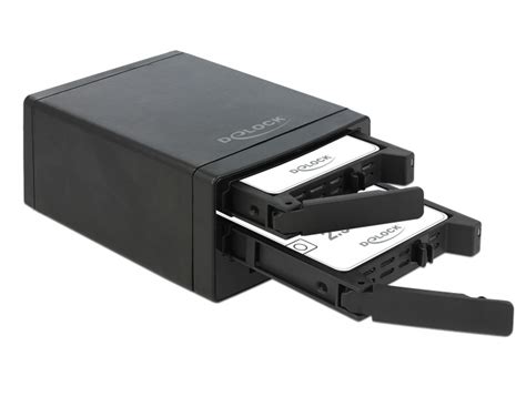 Delock Produkte 42606 Delock Externes Gehäuse für 2 x 2 5 SATA HDD