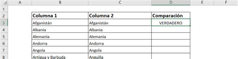 Cómo Comparar Dos Columnas En Excel Ninja Excel