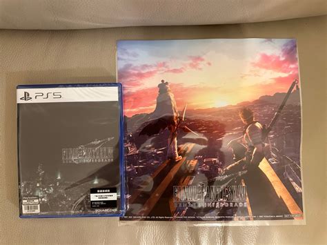 全新行貨未開 Ps5 Ff7 Remake Intergrade 連 迷你poster Playstation 5 Final Fantasy