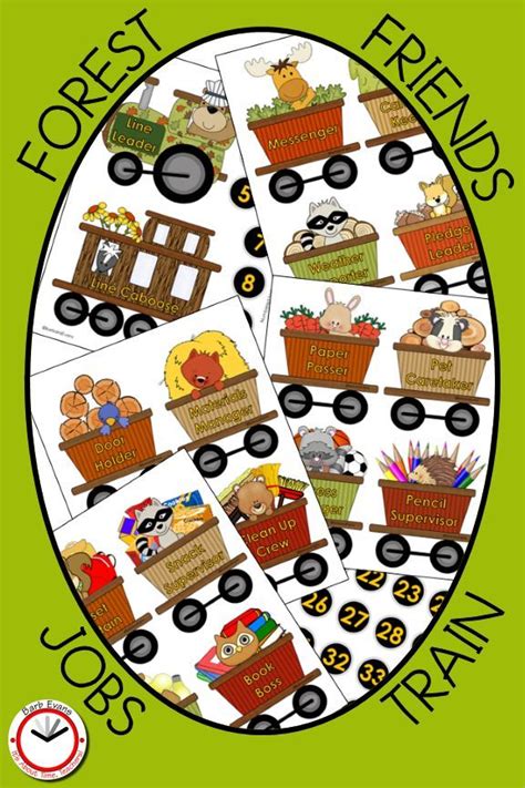 Classroom Jobs Classroom Management Forest Animal Theme Classroom Decor