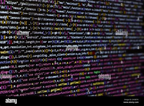 Programming Code Abstract Screen Of Software Developer Computer Script