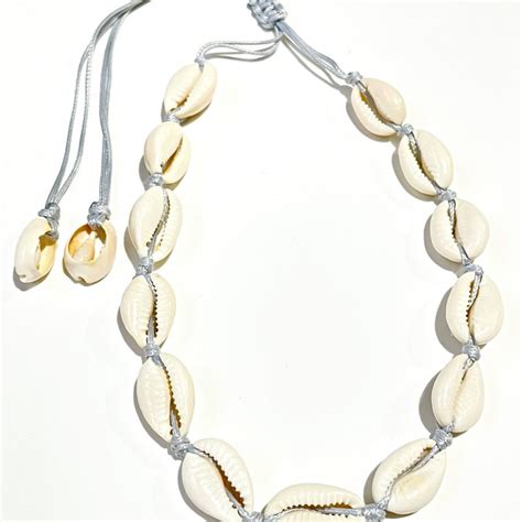 Necklace Seashell Grey Seashell Story Kaikoura
