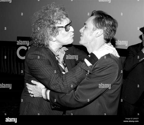 Mick Rock And Barnaby Clay Arrive For The Premiere Of Shot The Psycho