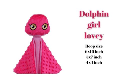 Dolphin Girl Lovey · Creative Fabrica